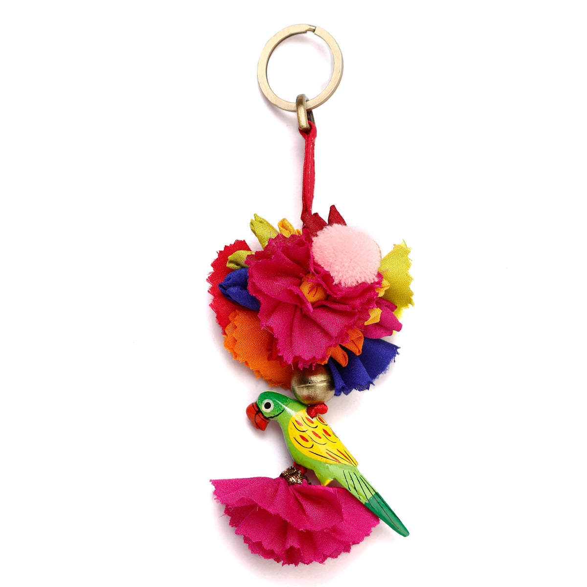 Multi Flower Bag Charm – Pure Ghee Designs