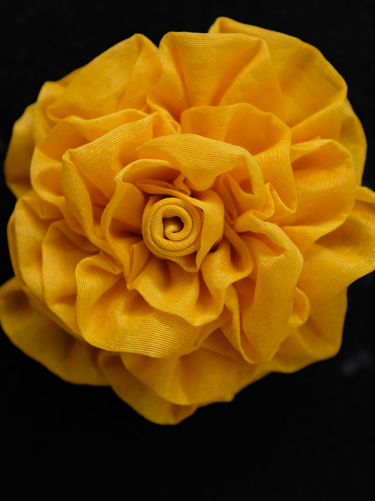 Yellow Gulab hair clip – Pure Ghee Designs