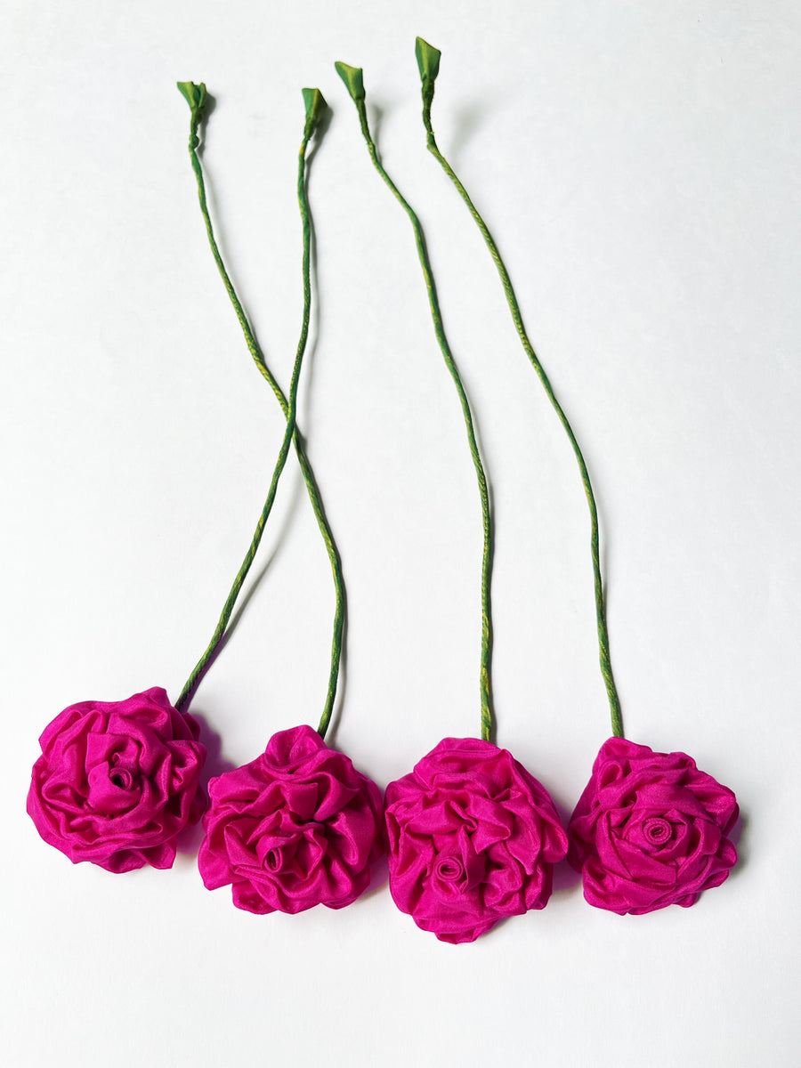 Pink Gulab Napkin Rings - Set of 4 – Pure Ghee Designs